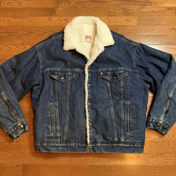 Levi's | Jackets & Coats | Vintage Levis Sherpa Lined Insulated Denim Jacket | Poshmark